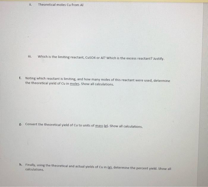 Solved 1. Data Table. Fill out the Data Table below with the | Chegg.com
