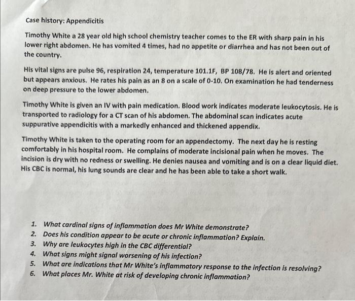 Solved Case history: Sam Murphy Samuel Murphy is a 65 | Chegg.com
