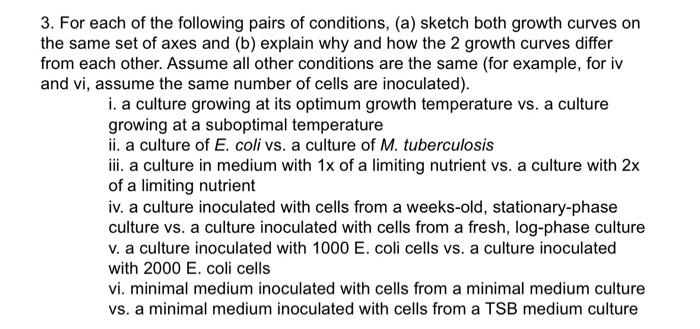 Solved 3. For each of the following pairs of conditions, (a) | Chegg.com