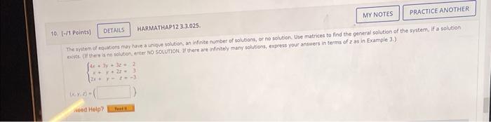 Solved The system of equations mary nave a uniqus solution, | Chegg.com
