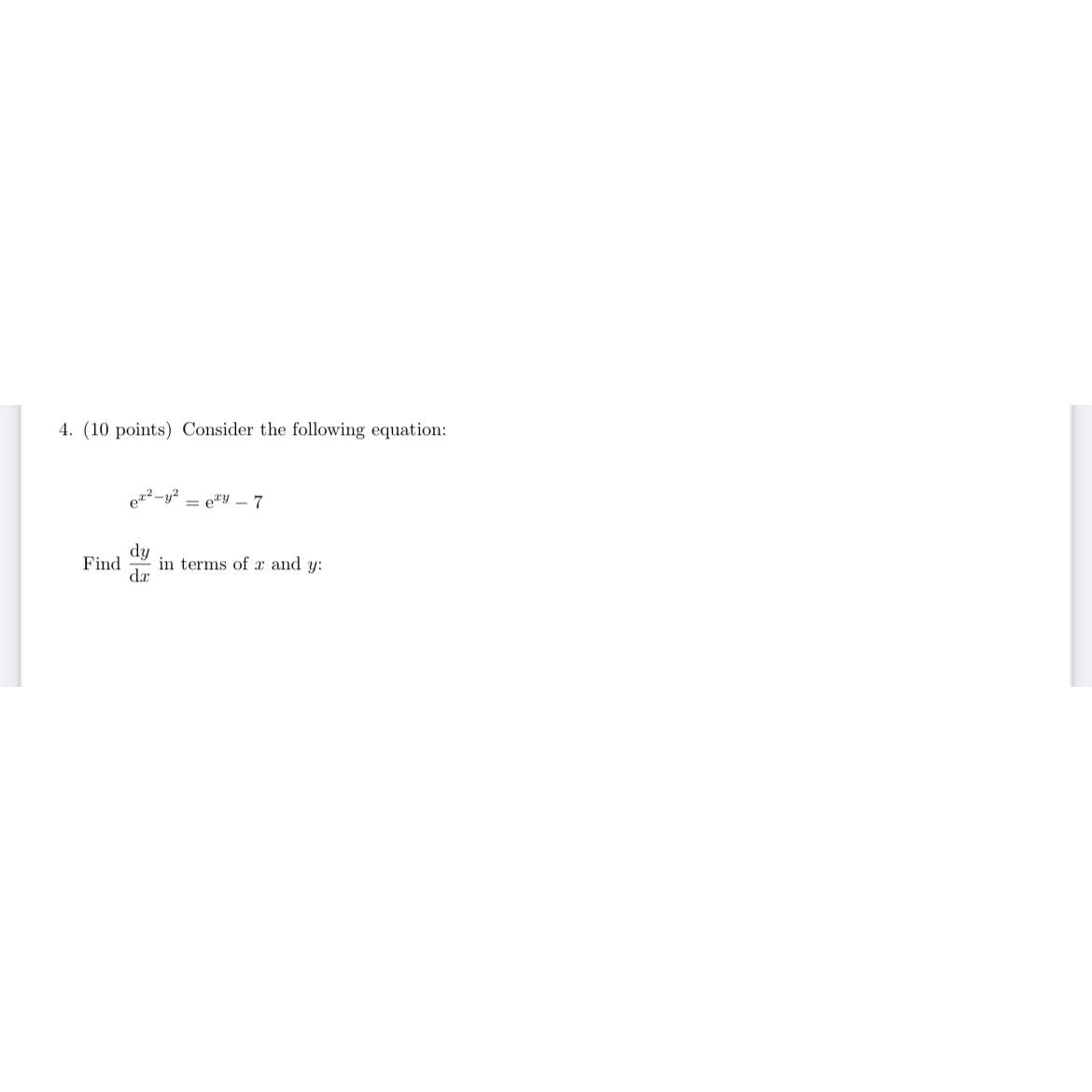 Solved (10 ﻿points) ﻿Consider the following | Chegg.com