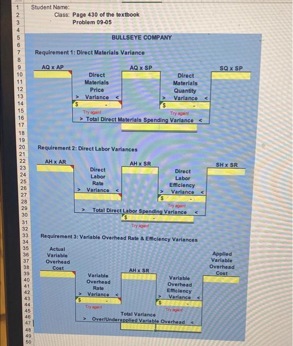 Solved Required: Calculate the following for Bullseye: 1. | Chegg.com