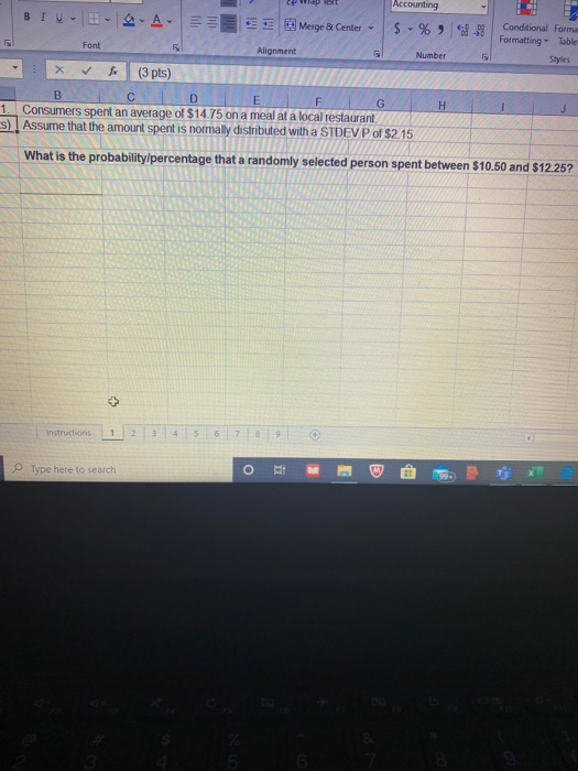 Solved counting -8 * Formatting Table Styles BIU- - - A. E I | Chegg.com