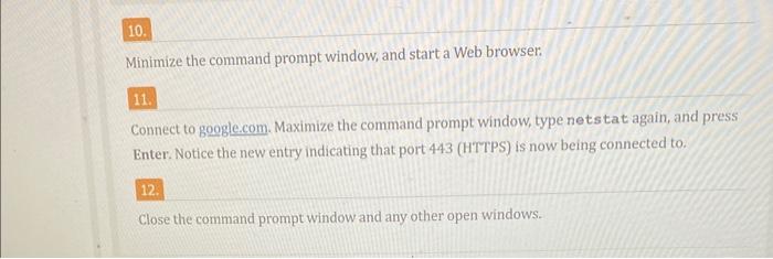 Solved Description: The POP3 service uses port 110. In this | Chegg.com