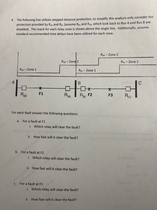 Solved 4. The following line utilizes stepped distance | Chegg.com