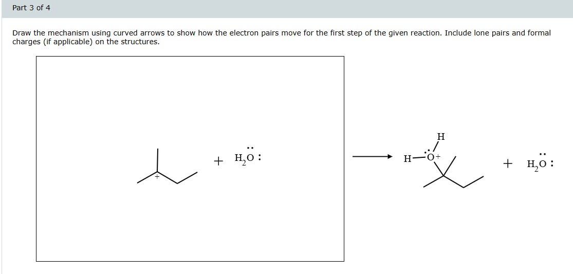 Solved Draw the mechanism using curved arrows to show how | Chegg.com