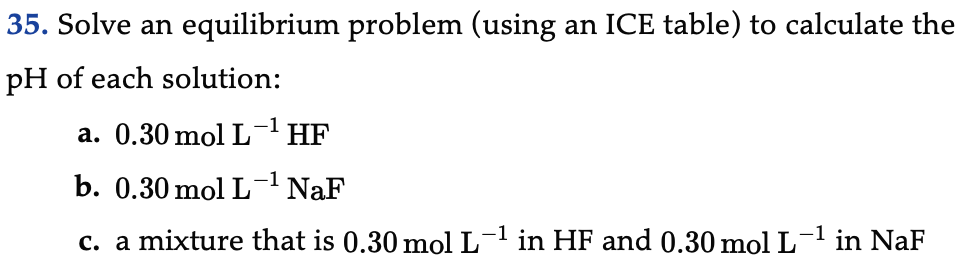 Solved Solve an equilibrium problem (using an ICE table) ﻿to | Chegg.com
