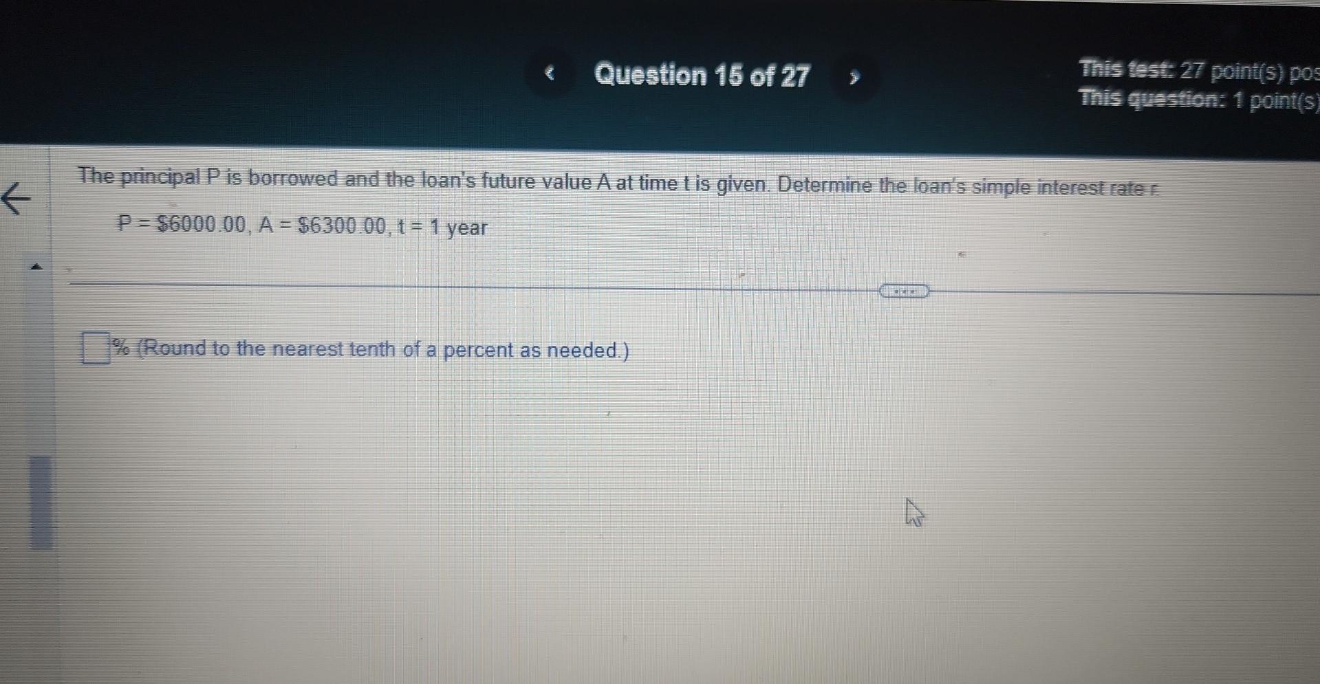 Solved The principal P is borrowed and the loan's future | Chegg.com