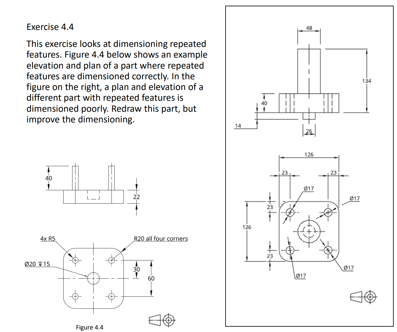 Solved Exercise 4.4This exercise looks at dimensioning | Chegg.com