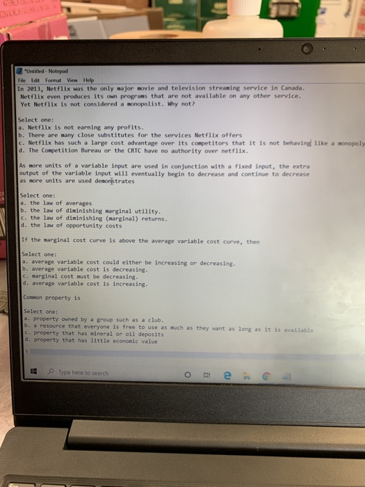 Solved Untitled - Notepad File Edit Format View Help In | Chegg.com