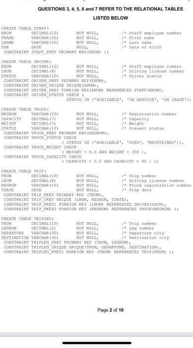 Solved QUESTION 5 (10 marks) Write SELECT statements that | Chegg.com