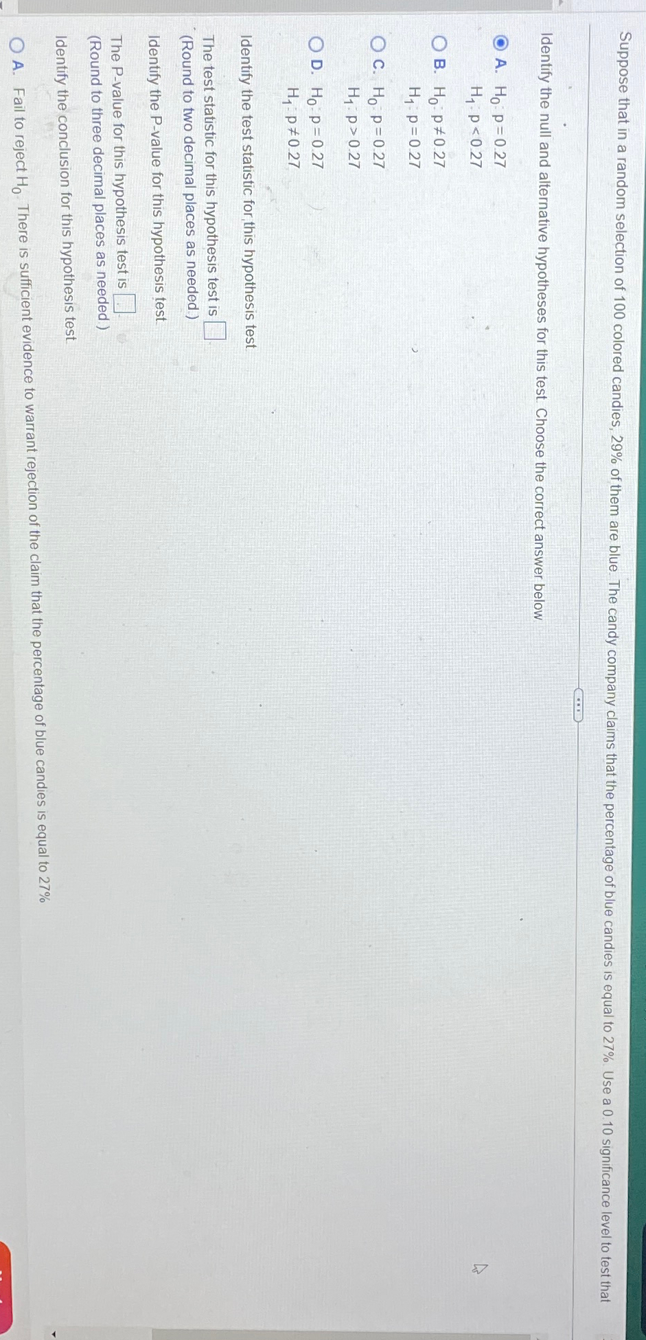 Solved Suppose that in a random selection of 100 ﻿colored | Chegg.com