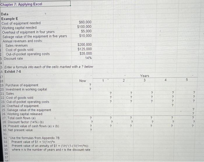 Required information The Chapter 7 Form worksheet is | Chegg.com