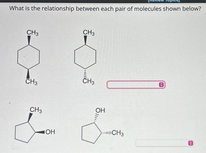Solved What is the relationship between each pair of | Chegg.com