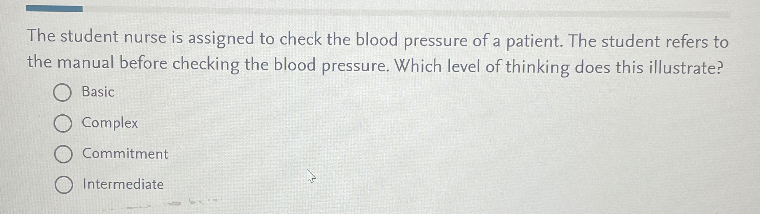 Solved The student nurse is assigned to check the blood | Chegg.com