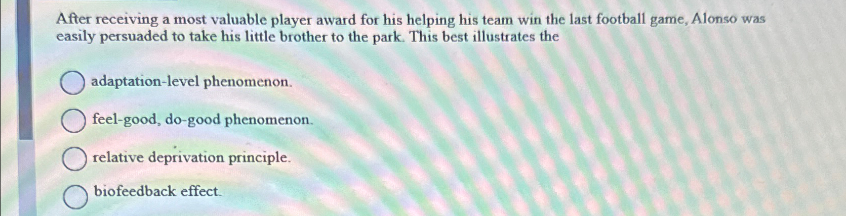 Solved After receiving a most valuable player award for his | Chegg.com