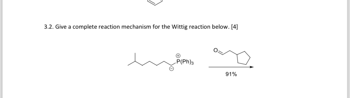 Solved 3.2. ﻿Give a complete reaction mechanism for the | Chegg.com