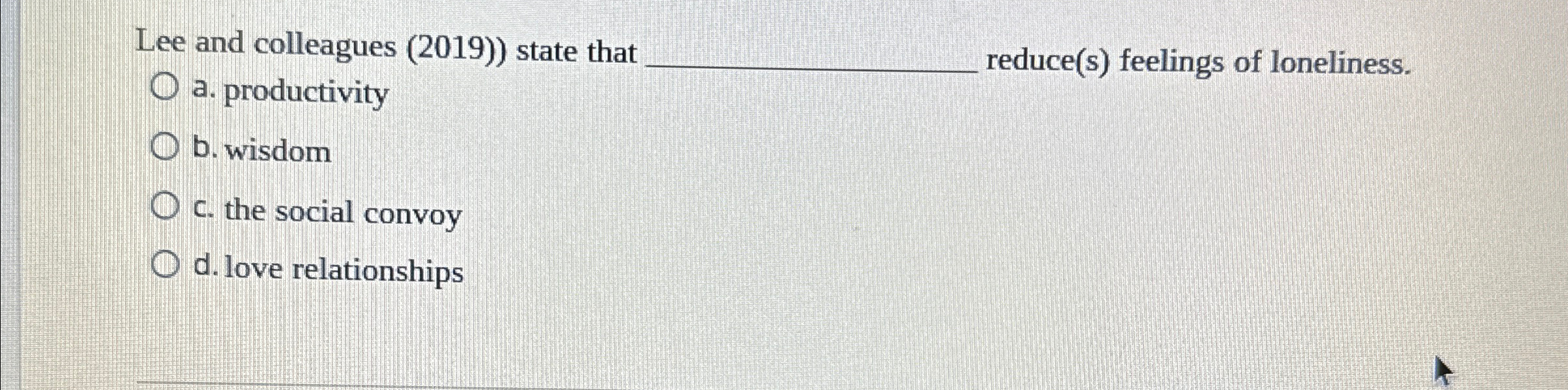 Solved Lee and colleagues (2019)) ﻿state thata. | Chegg.com
