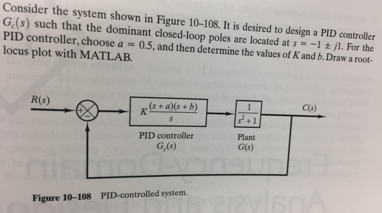 Consider the system shown in Figure 10-108. ﻿It is | Chegg.com