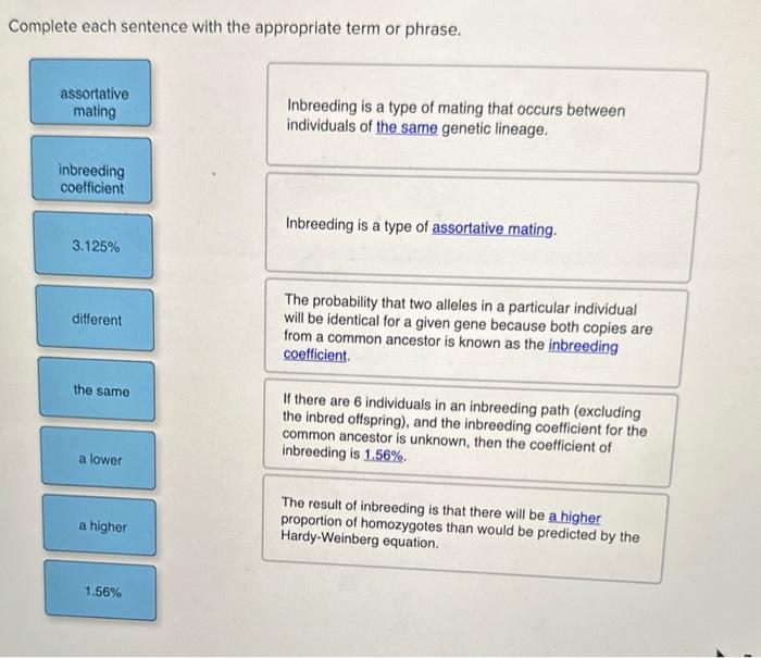 Solved Complete each sentence with the appropriate term or | Chegg.com