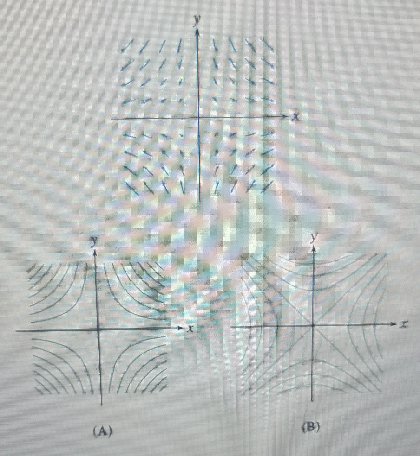 Which of (A) ﻿or (B) ﻿in the figure is the contour | Chegg.com