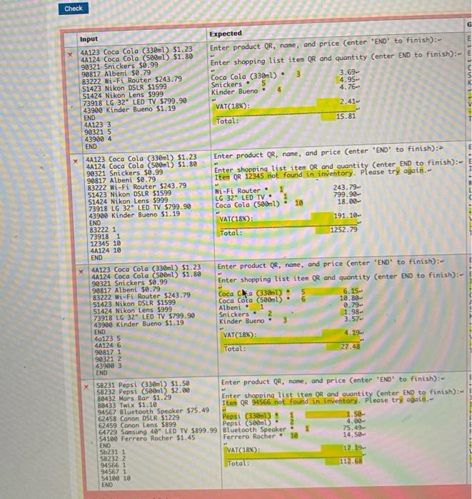 Solved can you fix my code according to the samples that i | Chegg.com
