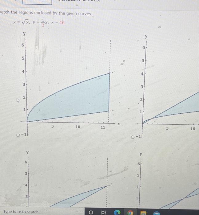 Solved Ketch the regions enclosed by the given curves. y = | Chegg.com