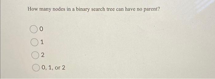Solved The order of inserting into a degenerate tree is O(1) | Chegg.com