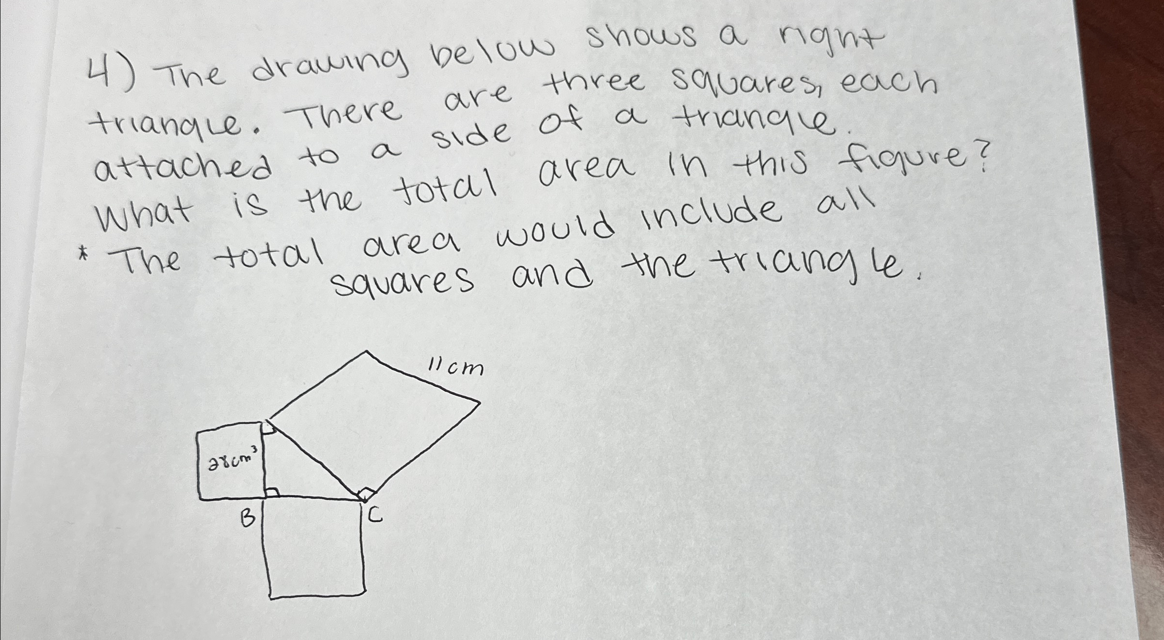 Solved The drawing below shows a right triangle. There are | Chegg.com
