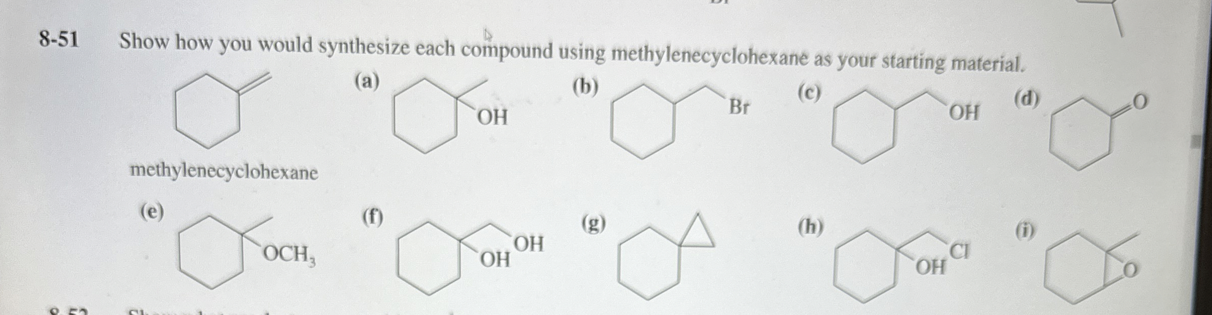 Solved Show how you would synthesize each compound using | Chegg.com