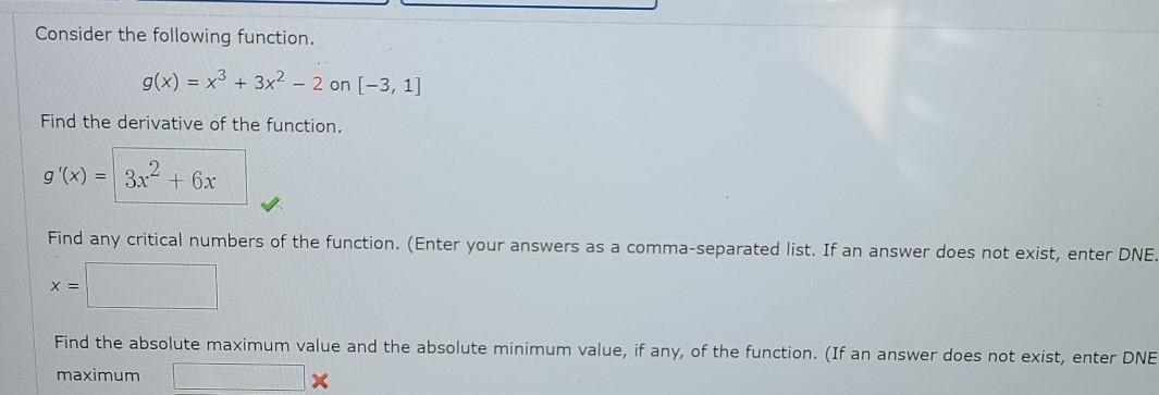 Solved Find the absolute maximum value and the absolute | Chegg.com
