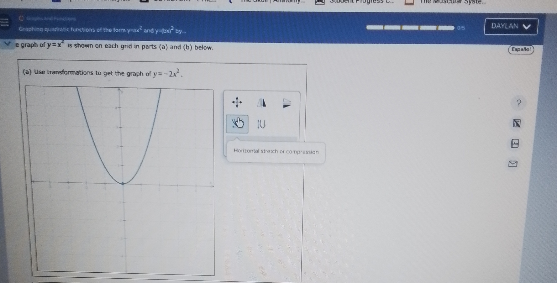 Solved Grabhing quadratic functions of the form y=ax2 ﻿and | Chegg.com