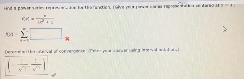 Solved Find a power series representation for the function. | Chegg.com