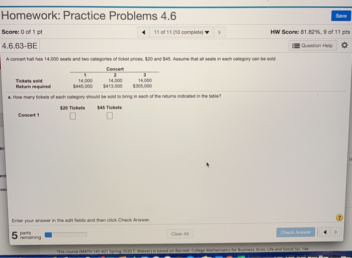 Solved Homework Practice Problems 4 6 Save Score 0 Of 1 Pt
