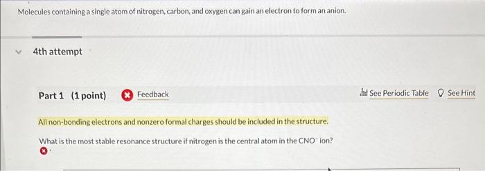Solved Molecules containing a single atom of nitrogen, | Chegg.com