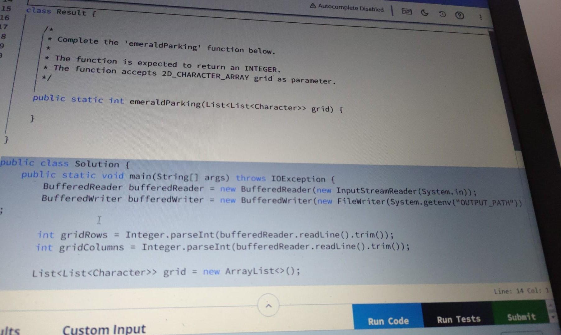 Solved John visited the famous Emerald's parking lot which | Chegg.com