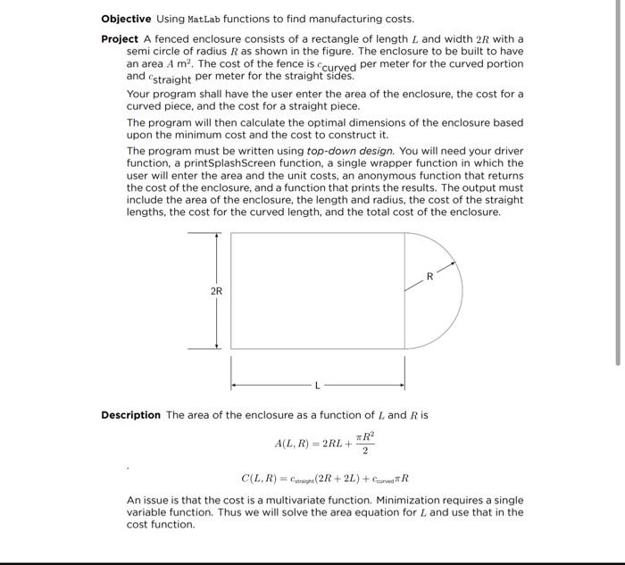 Solved Objective Using MatLab functions to find | Chegg.com