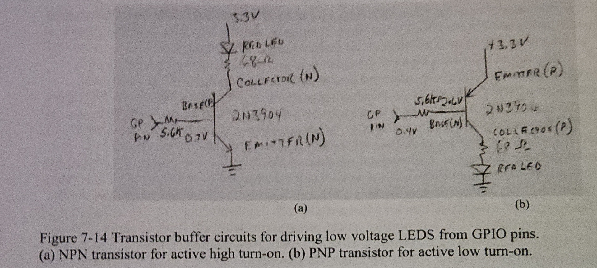 Solved (a)Redesign the NPN transistor buffer circuit in | Chegg.com