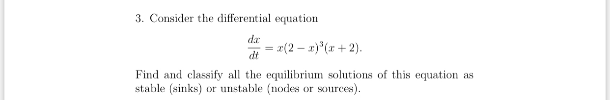 Solved Consider the differential | Chegg.com
