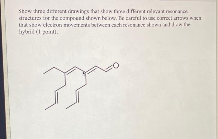 Solved Show three different drawings that show three | Chegg.com