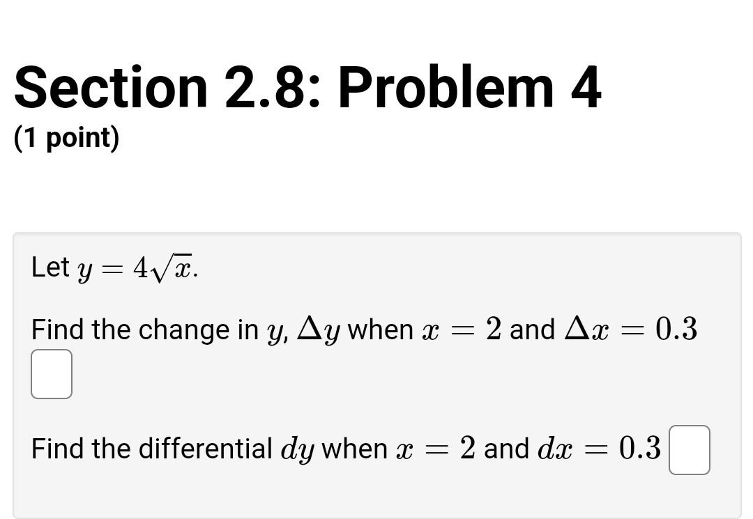 Solved Section 28 Problem 3 1 Point Use Linear