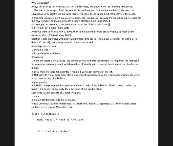 Solved Activity 3 Outline: - Linked List Structure - Linked | Chegg.com