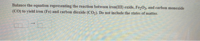 Solved Balance the equation representing the reaction | Chegg.com