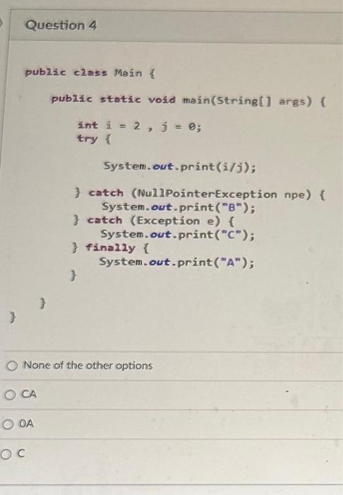 Solved public class Main \& public static void main(String[] | Chegg.com