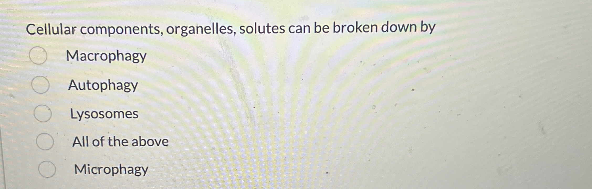 Solved Cellular components, organelles, solutes can be | Chegg.com