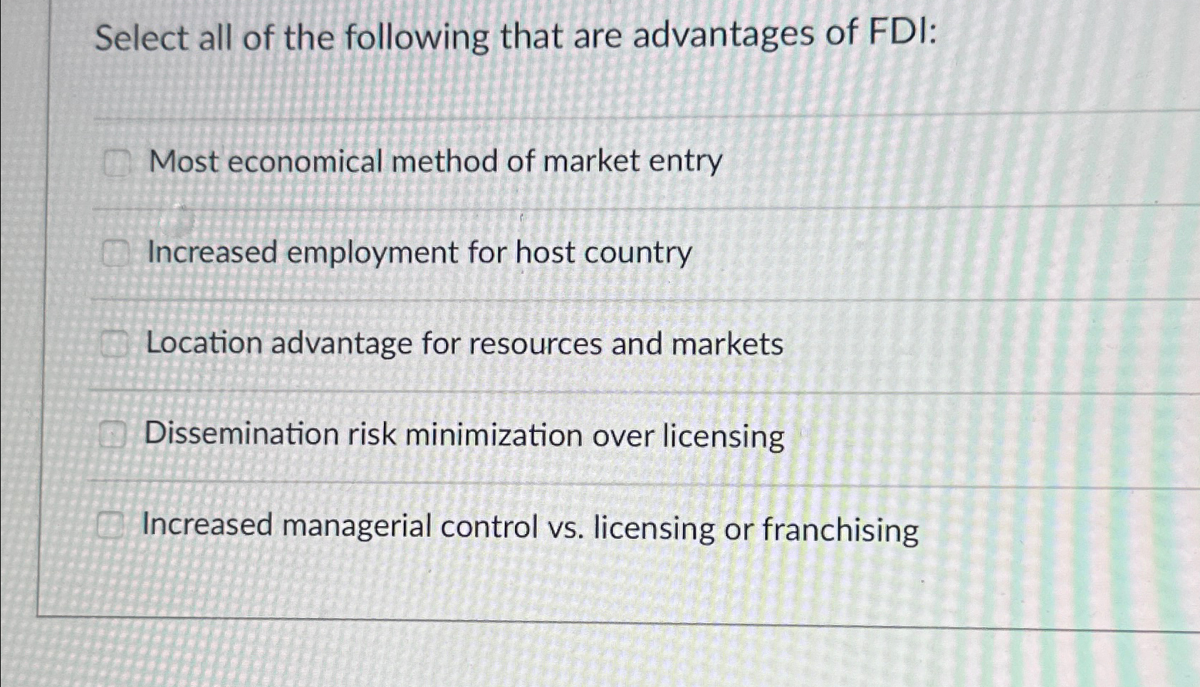 Solved Select all of the following that are advantages of | Chegg.com