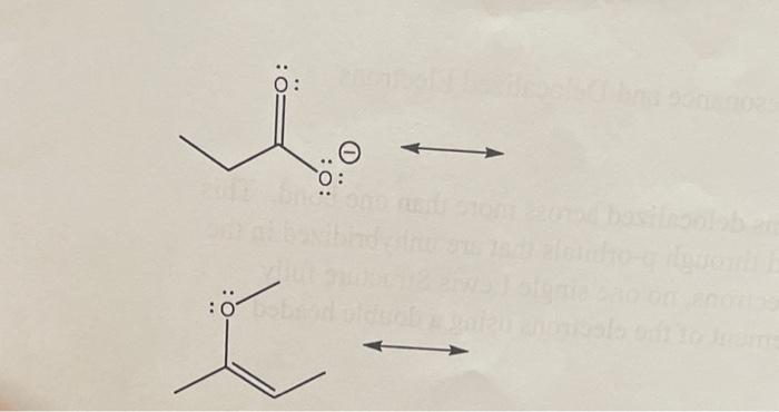 Solved Q2 Draw The Multiple Resonance Forms For The