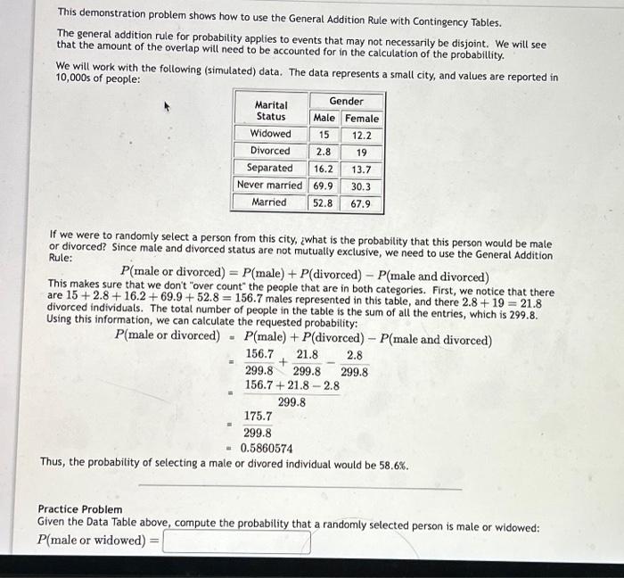 Solved This demonstration problem shows how to use the | Chegg.com
