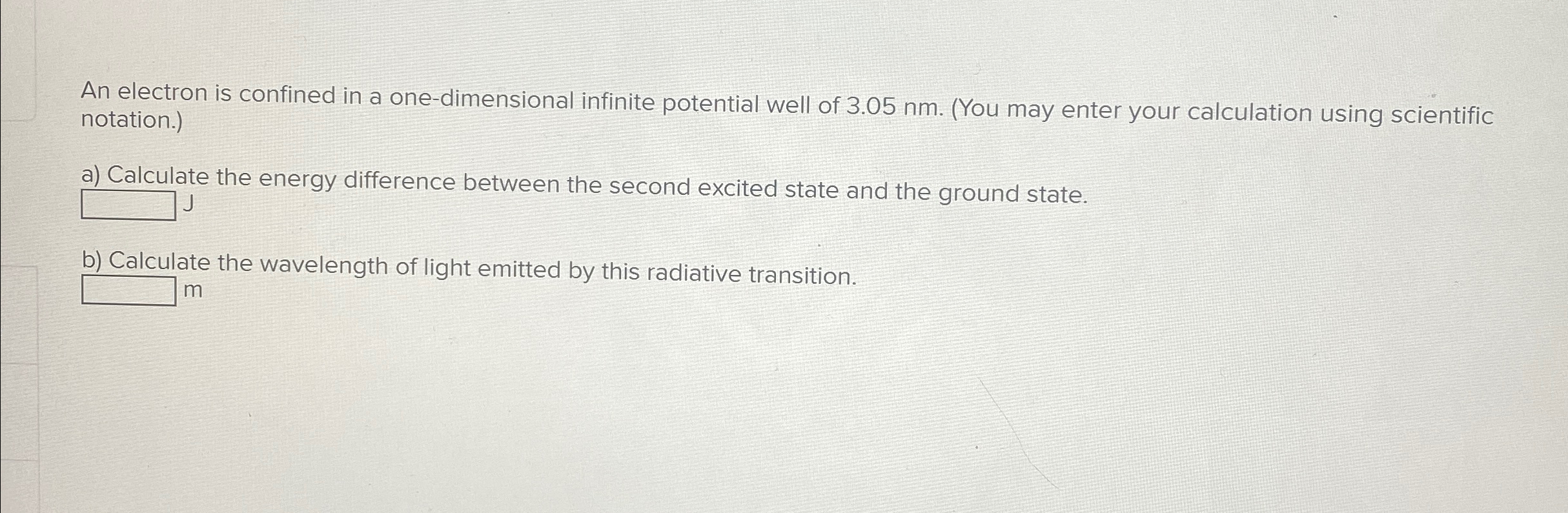 Solved An Electron Is Confined In A One Dimensional Infinite