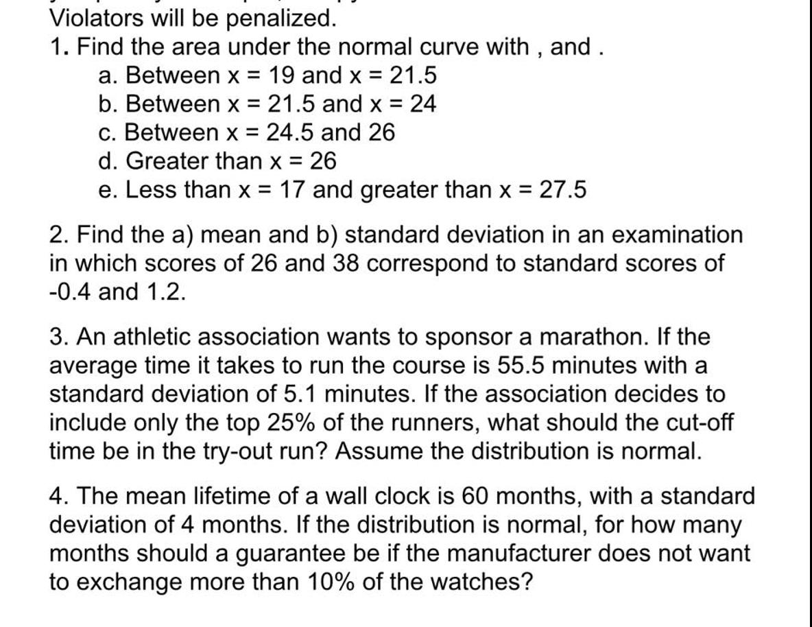 Solved Basic StatisticsQ4 ﻿Activity Sheet 11.An STE student | Chegg.com